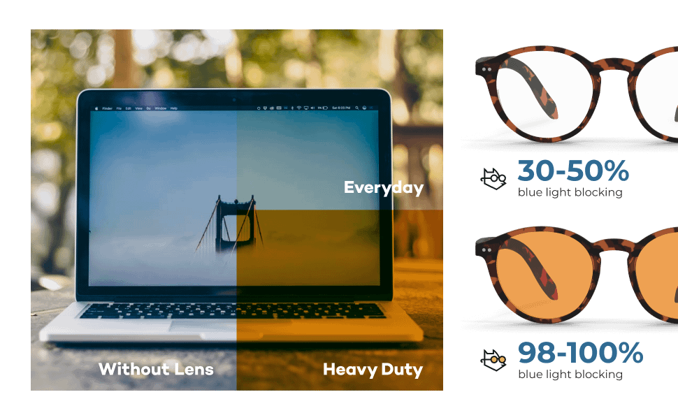 Lennon Blue Light Glasses - Everyday Lens (crystal frame)