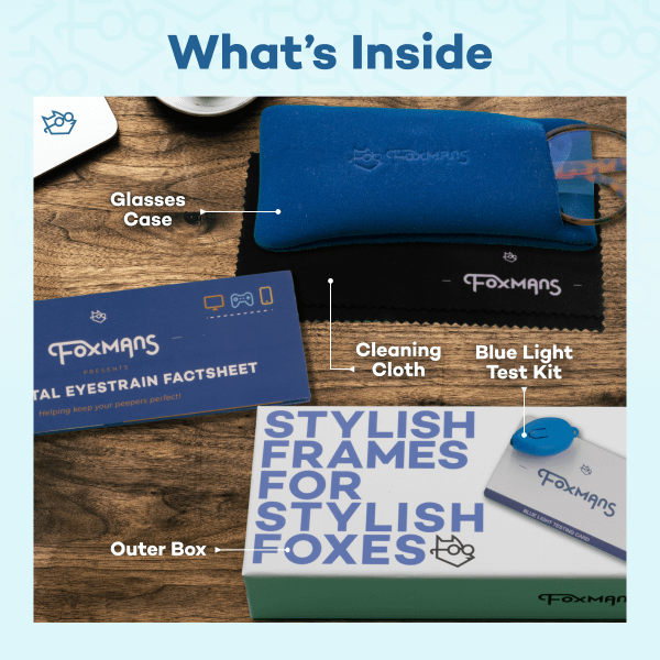 Lennon Blue Light Glasses - Everyday Lens (crystal frame)